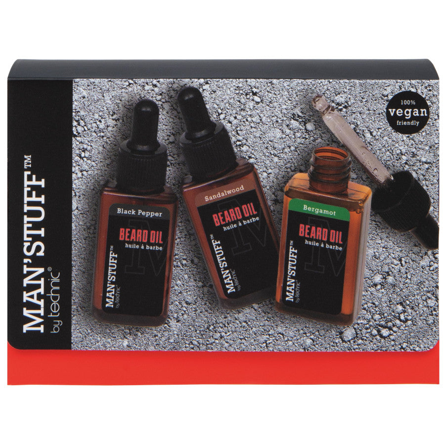 Man Stuff Beard Oils Set – Beauty Outlet