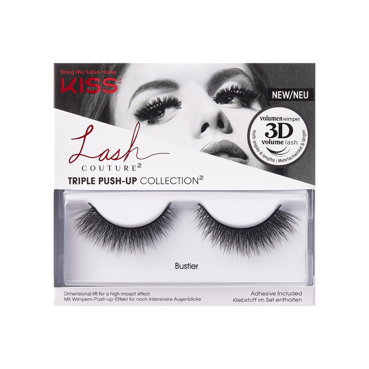 Kiss False Lash Couture Triple Push-Up Buster – Beauty Outlet