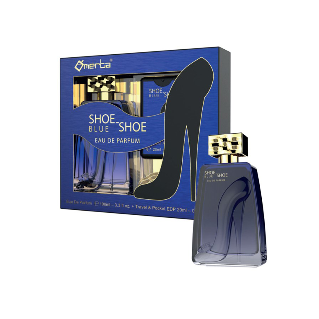 Omerta EDP 100ml Shoe Shoe Blue Set With Pocket Perfume OM-SP094 ...