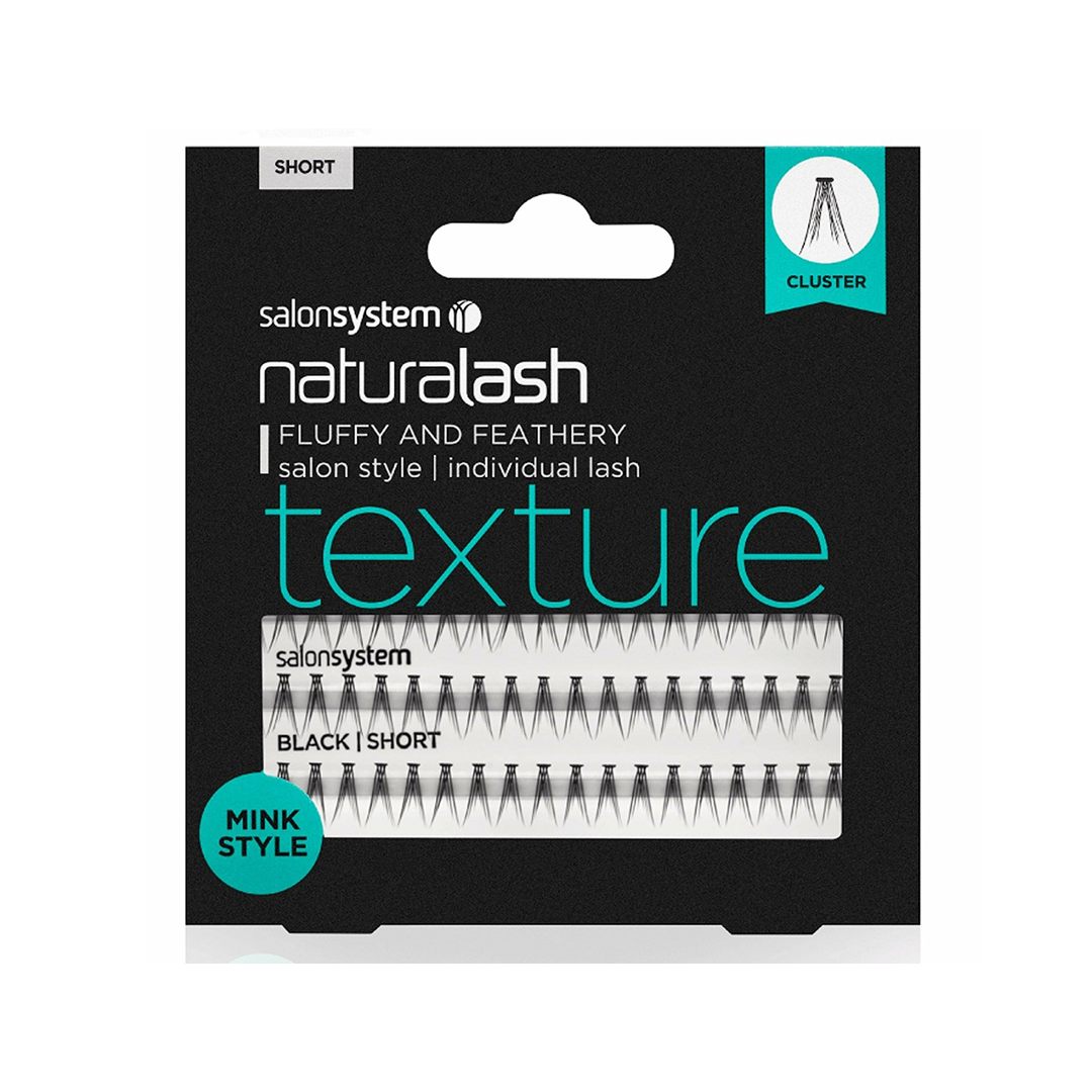 Salon System Texture Mink Style Lashes Black Short – Beauty Outlet