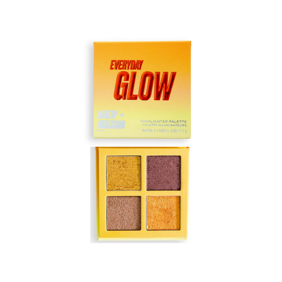 Revolution Makeup Obsession Highlighter Palette Everyday Glow – Beauty ...