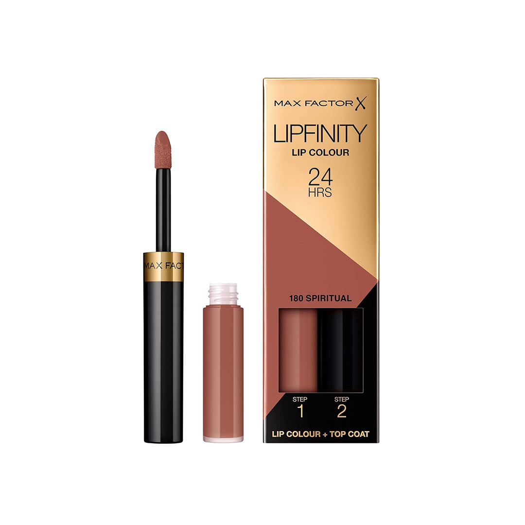 Max Factor Lipfinity Colour & Top Coat 185 Warm Glow – Beauty Outlet