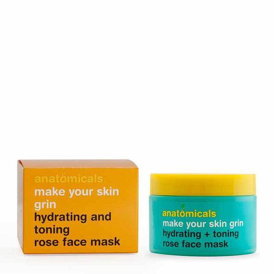 Anatomicals Hydrating And Toning Rose Face Mask Make Your Skin Grin ...