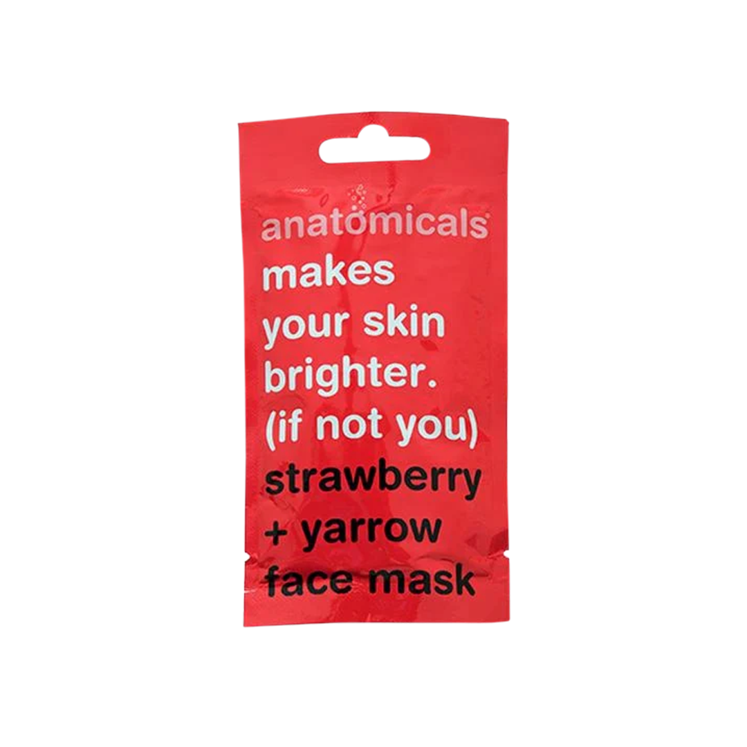 Anatomicals Strawberry + Yarrow Face Mask – Beauty Outlet