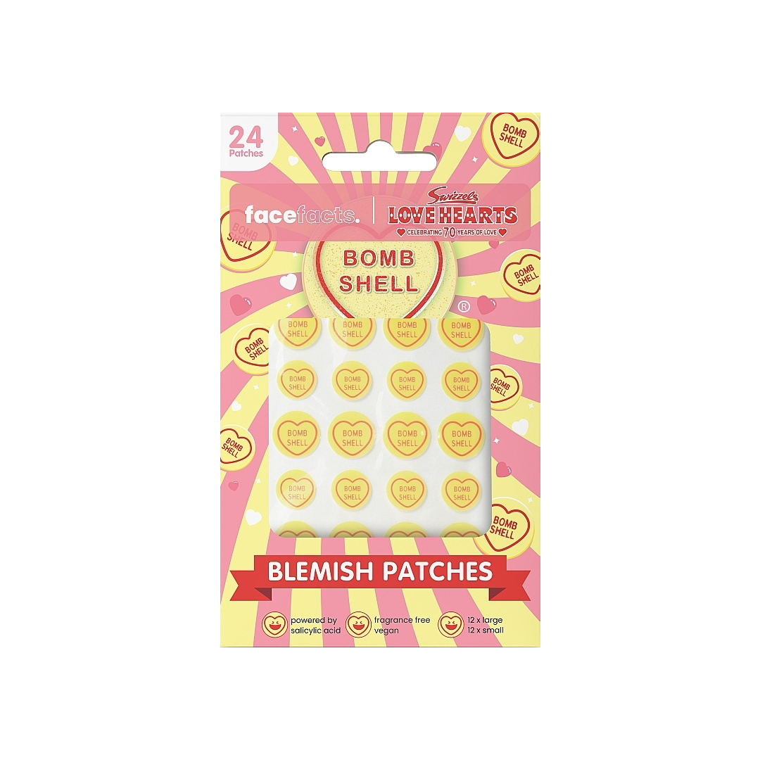 Face Facts Blemish Patches Love Hearts Bomb Shell – Beauty Outlet