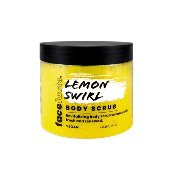 Face Facts Body Scrub Lemon Swirl 400g – Beauty Outlet