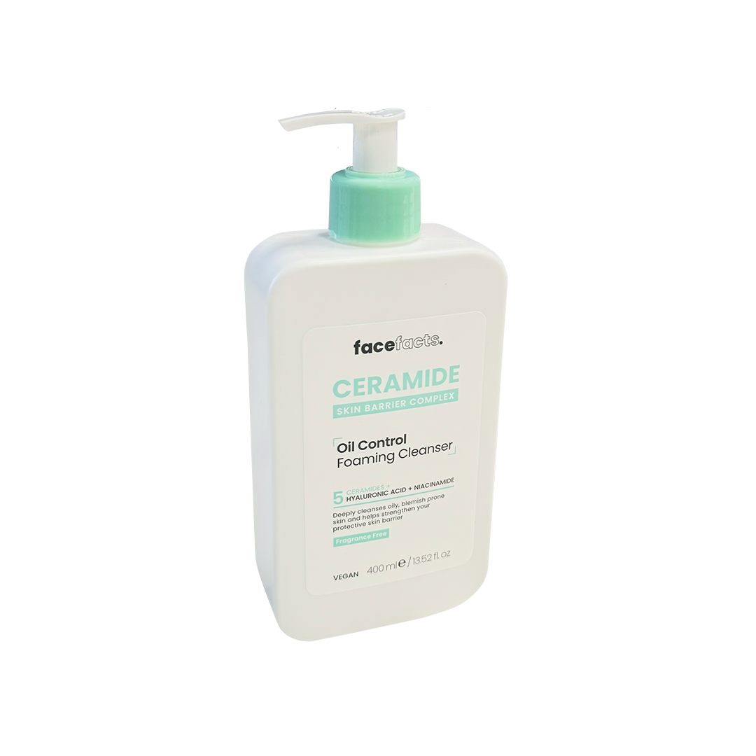 Face Facts Ceramide Oil Control Foaming Cleanser 400ml – Beauty Outlet