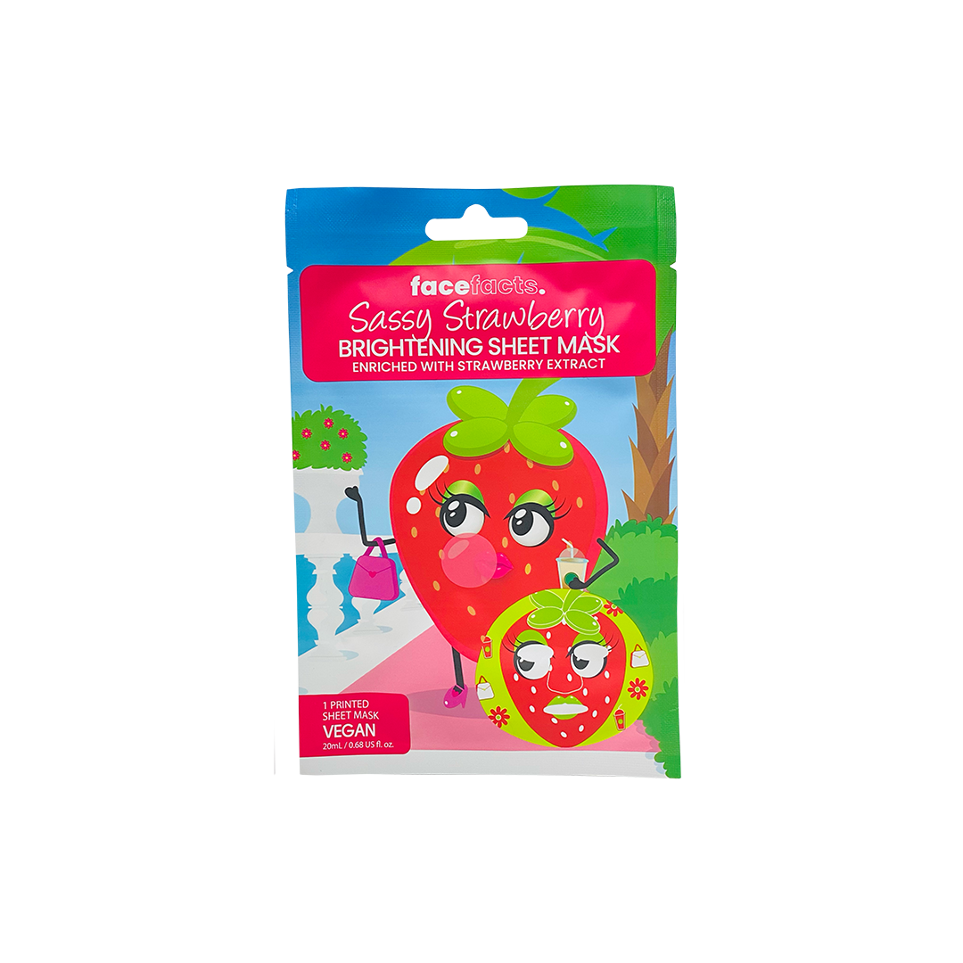 Face Facts Sassy Strawberry Sheet Mask – Beauty Outlet