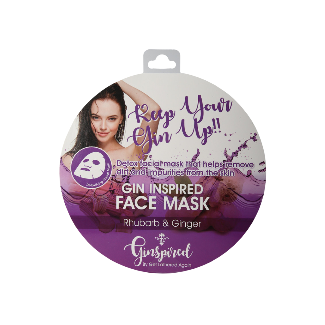 Ginspired Face Masks In Wallets Rhubarb & Ginger – Beauty Outlet