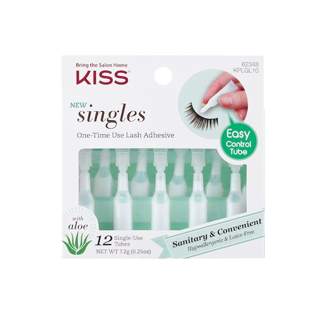 Kiss Singles One Time Lash Adhesive with Aloe – Beauty Outlet