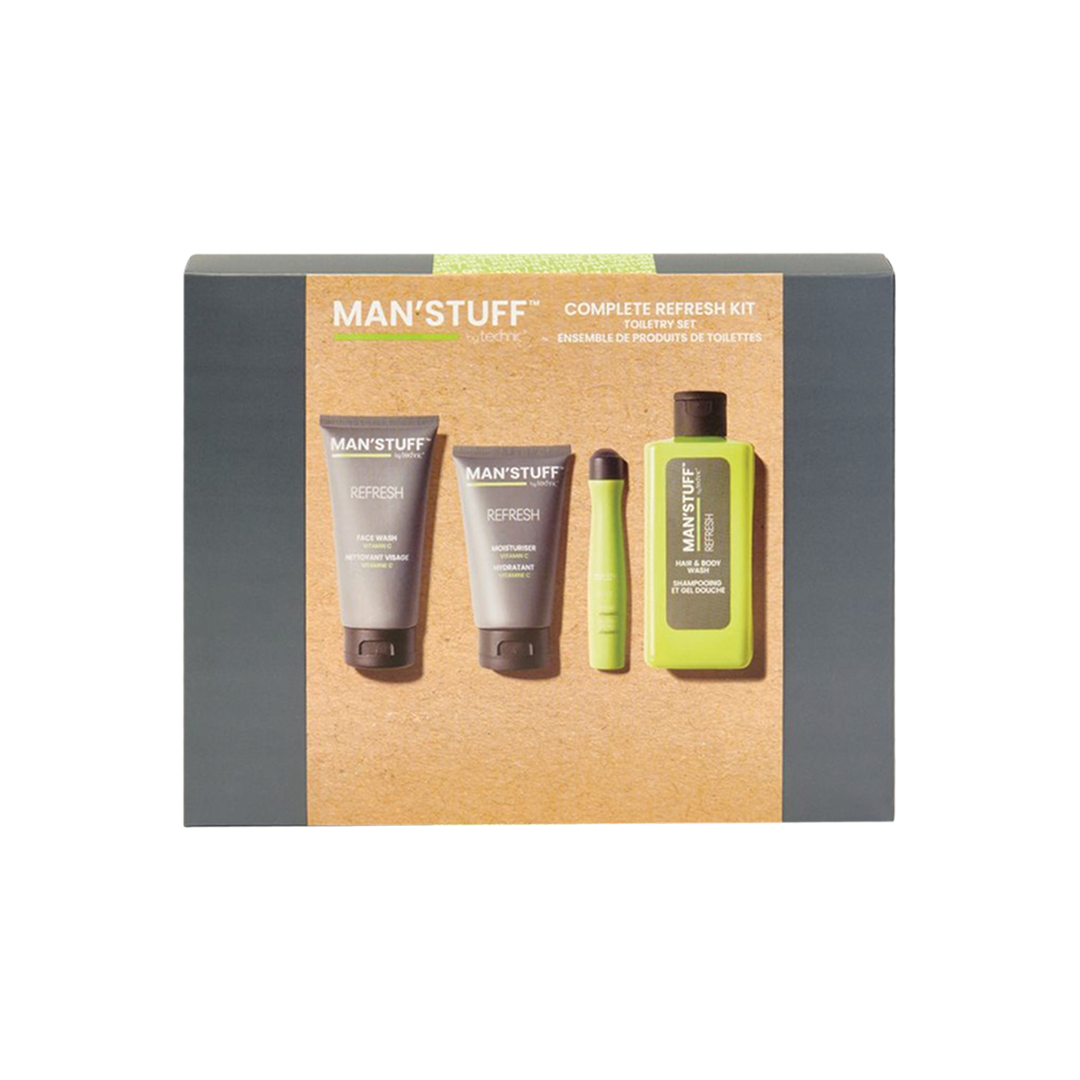 Man Stuff Complete Refresh 4 Piece Kit – Beauty Outlet