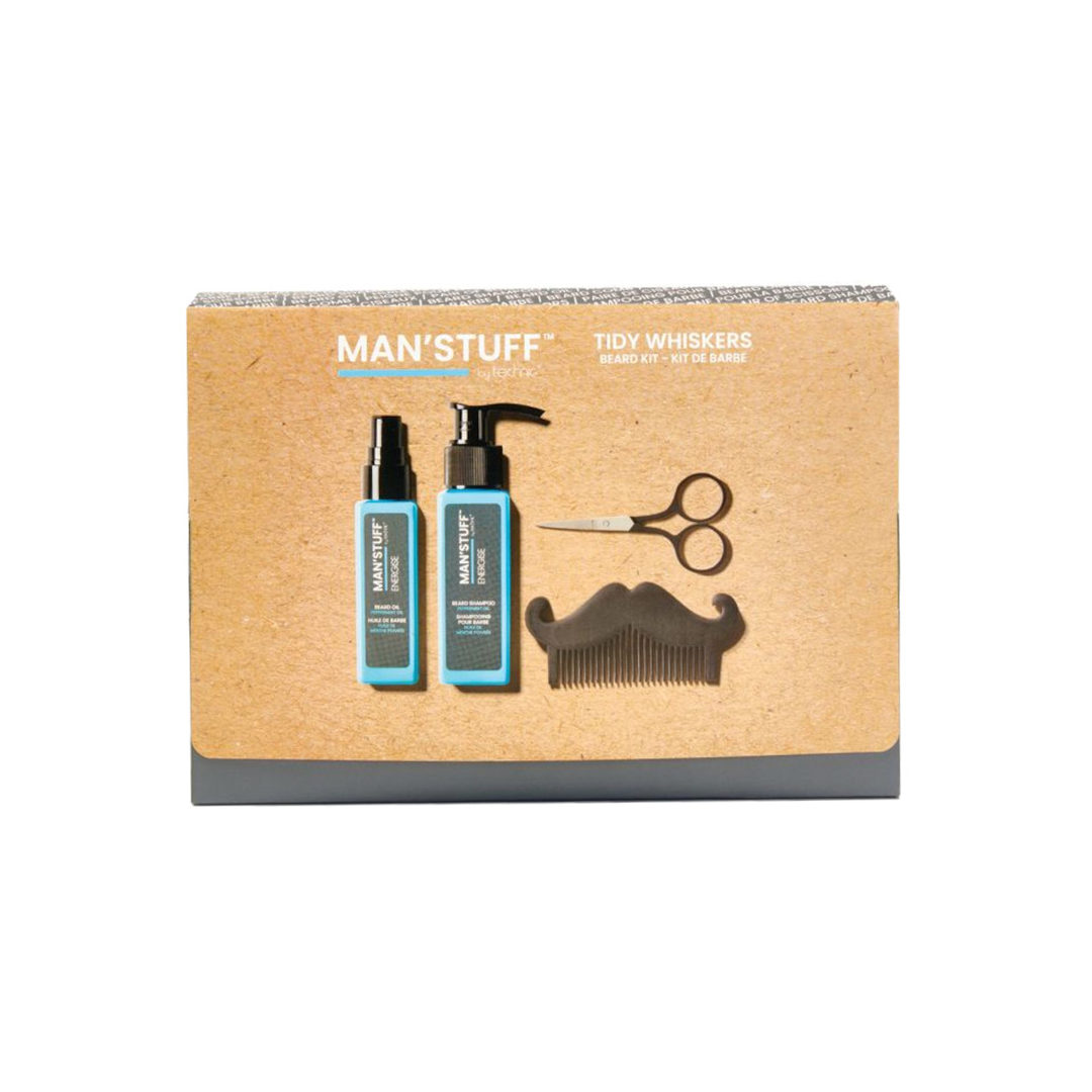 Man Stuff Tidy Whiskers 4 Piece Set – Beauty Outlet