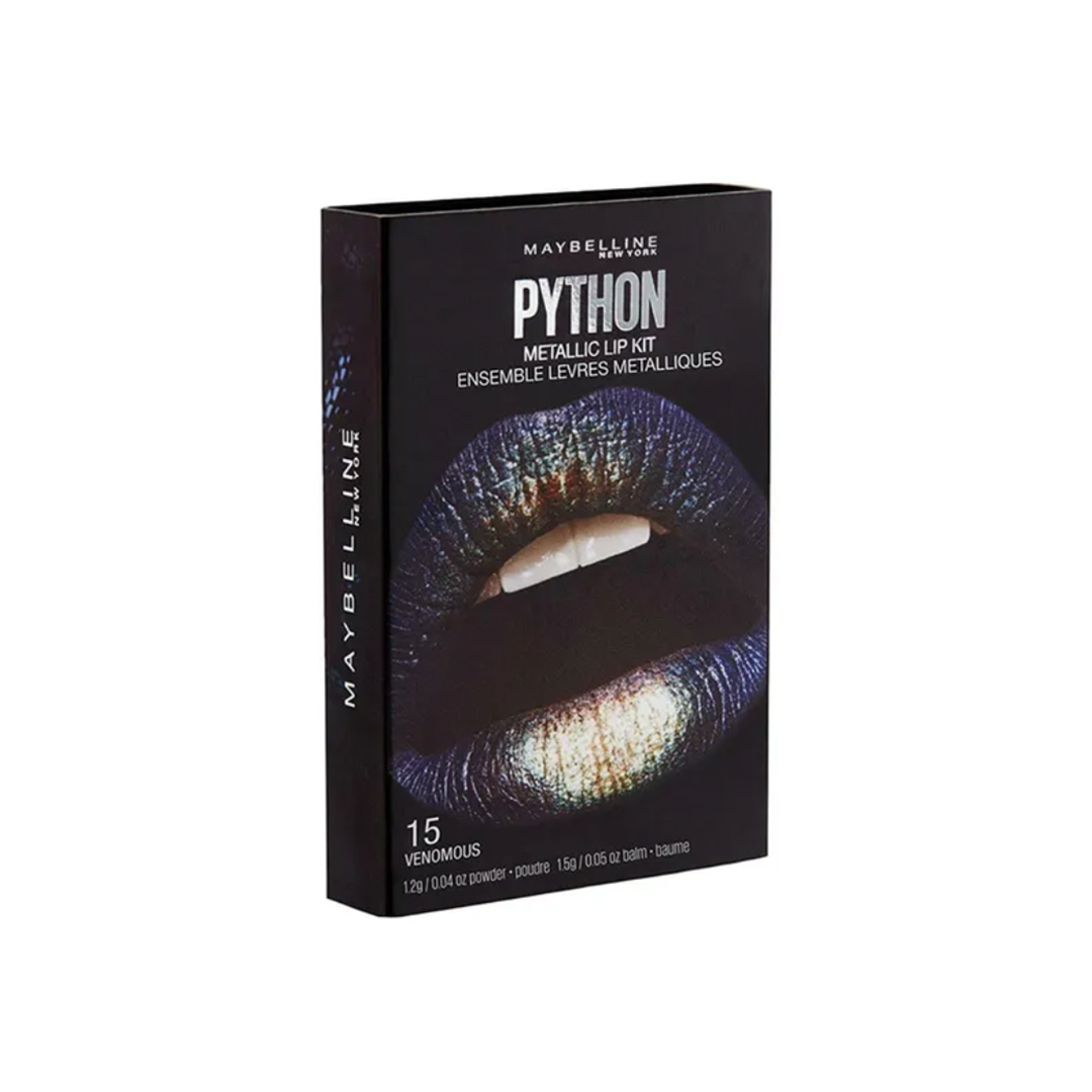 Maybelline Python Metallic Lip Kit Lipstick 15 Venomous – Beauty Outlet
