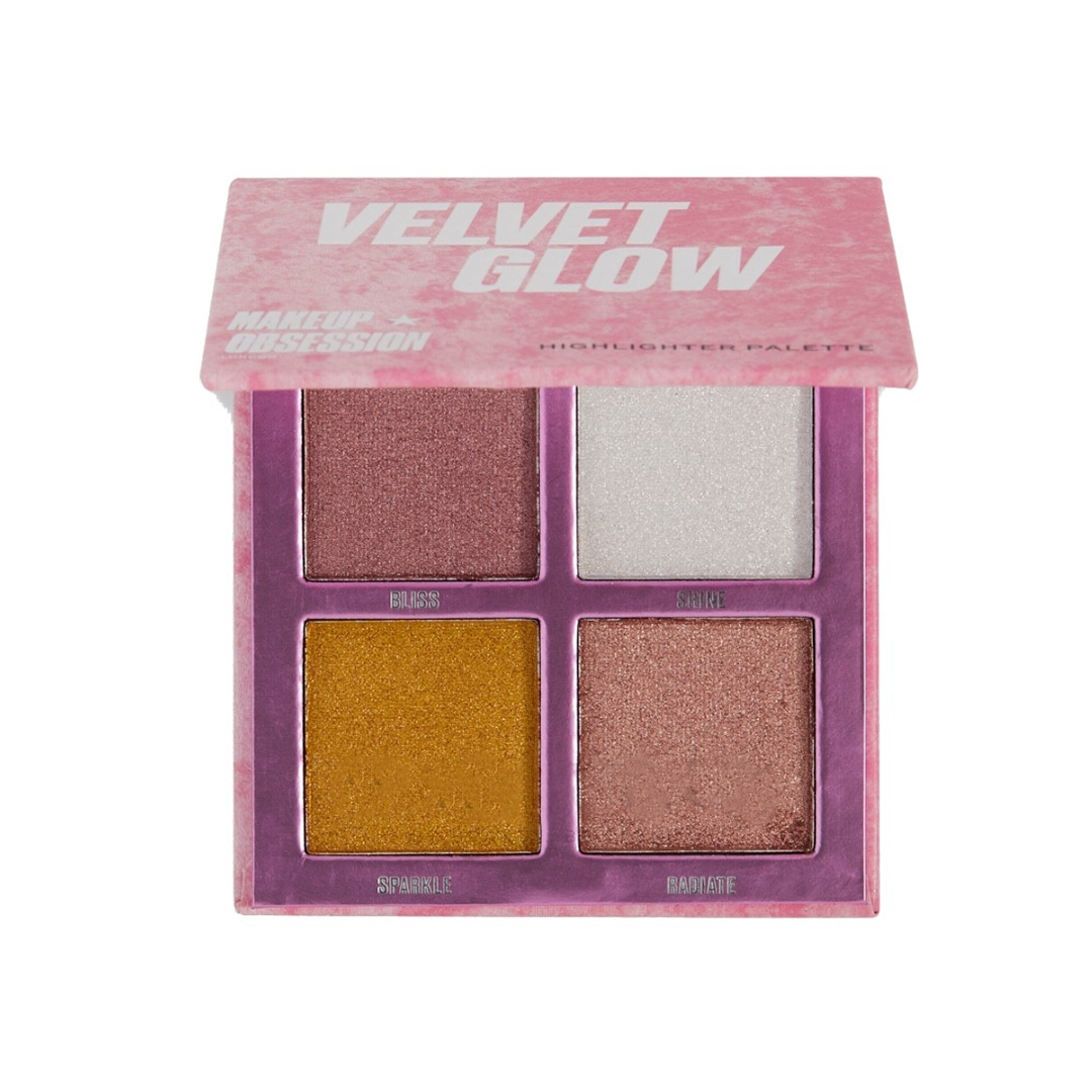 Revolution Makeup Obsession Highlighter Palette Velvet Glow – Beauty Outlet