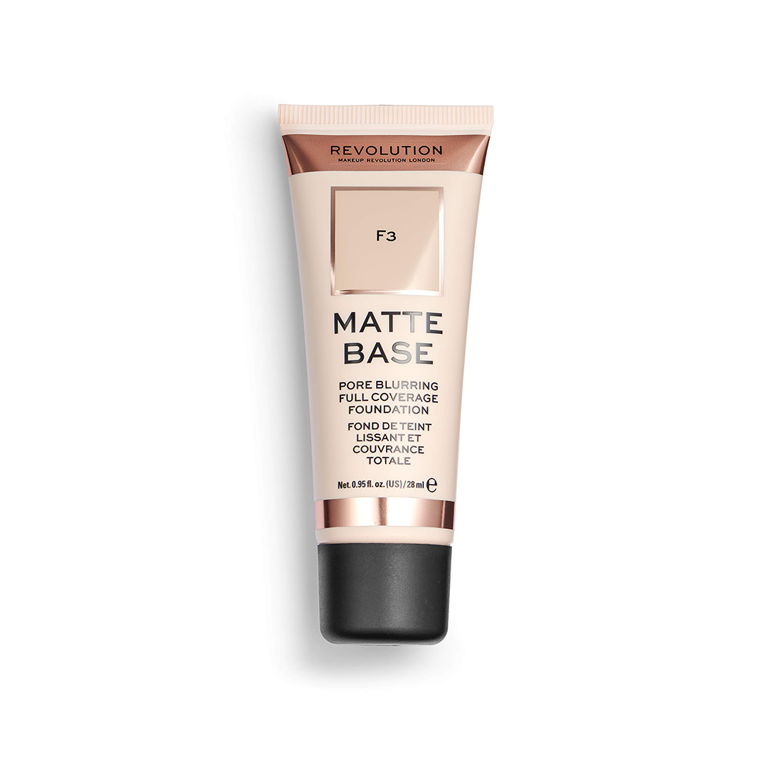 Tester Revolution Matte Base Foundation F3 – Beauty Outlet