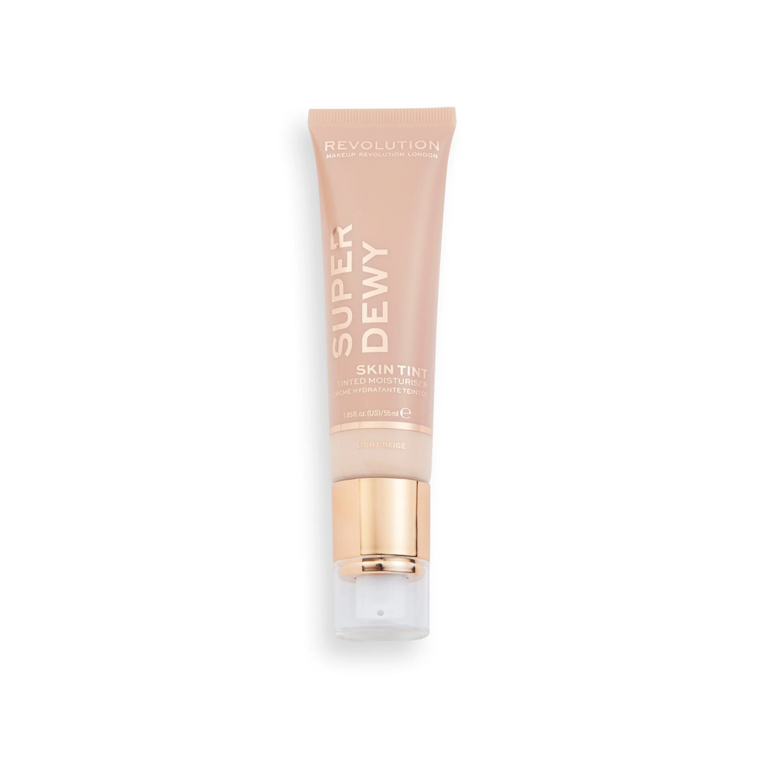 Revolution Super Dewy Skin Tint Tinted Moisturiser Light Beige – Beauty ...