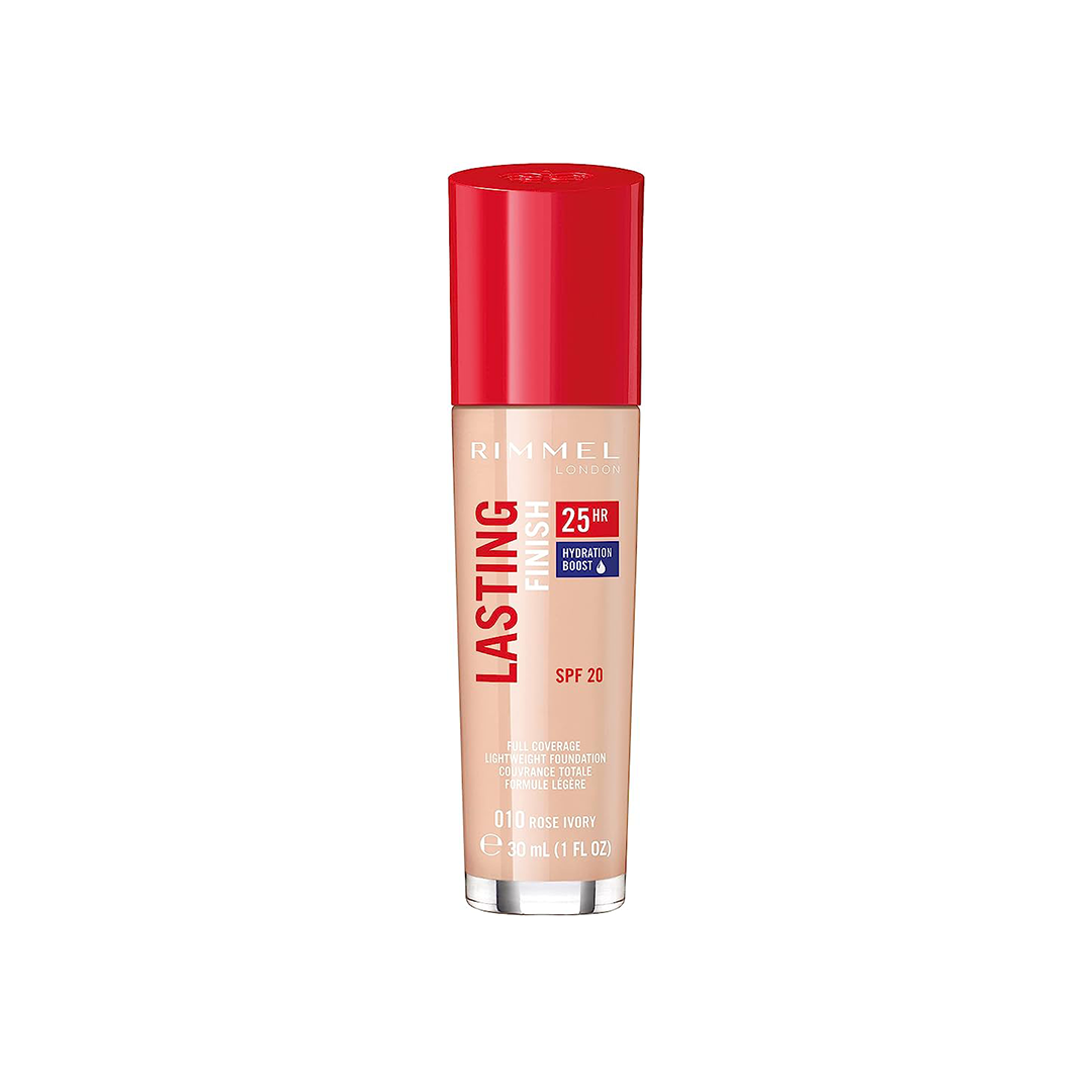 Rimmel Lasting Finish 25H Breathable Foundation Rose Ivory 010 – Beauty ...