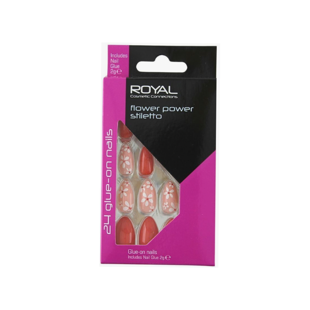 Royal Cosmetics Flower Power Stiletto Nails NNAI456 – Beauty Outlet
