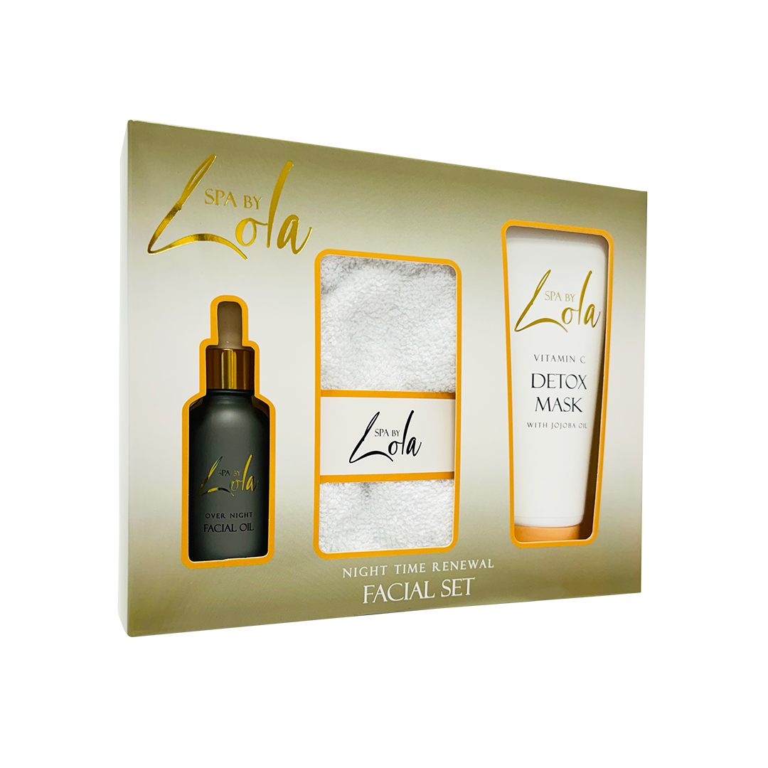 Spa By Lola Night Time Renewal Facial Set – Beauty Outlet