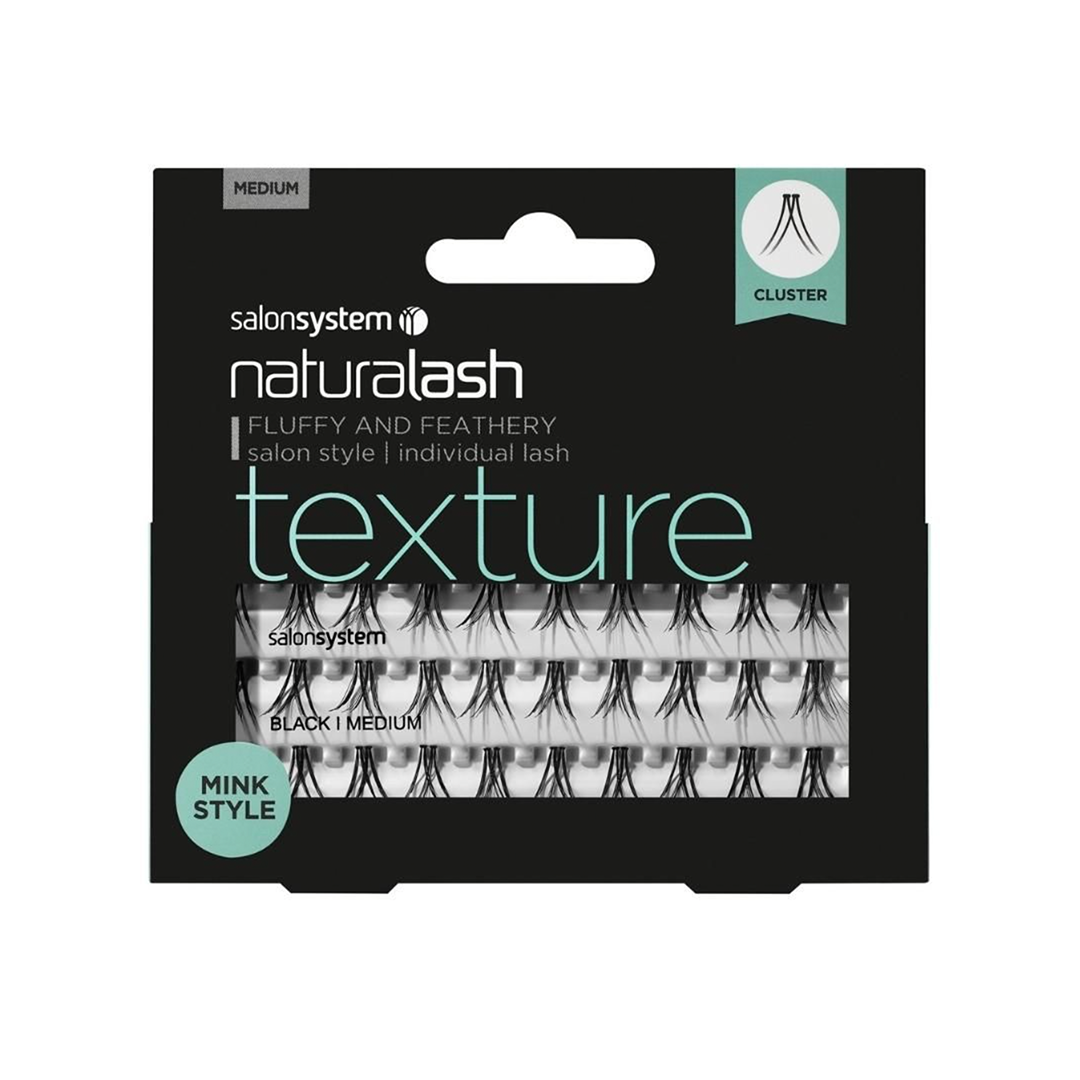 Salon System Texture Mink Style Lashes Black Medium – Beauty Outlet