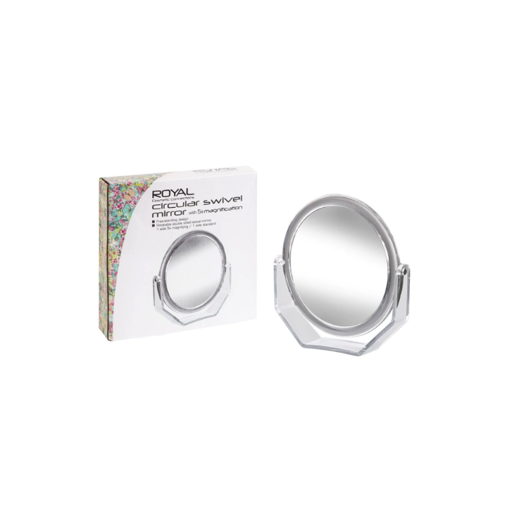 Royal 5 X Magnifying Round Swivel Mirror – Beauty Outlet
