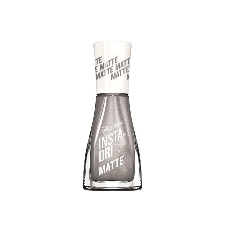 Sally Hansen Insta Dri Matte Nail Polish 011 Smokey Silver – Beauty Outlet
