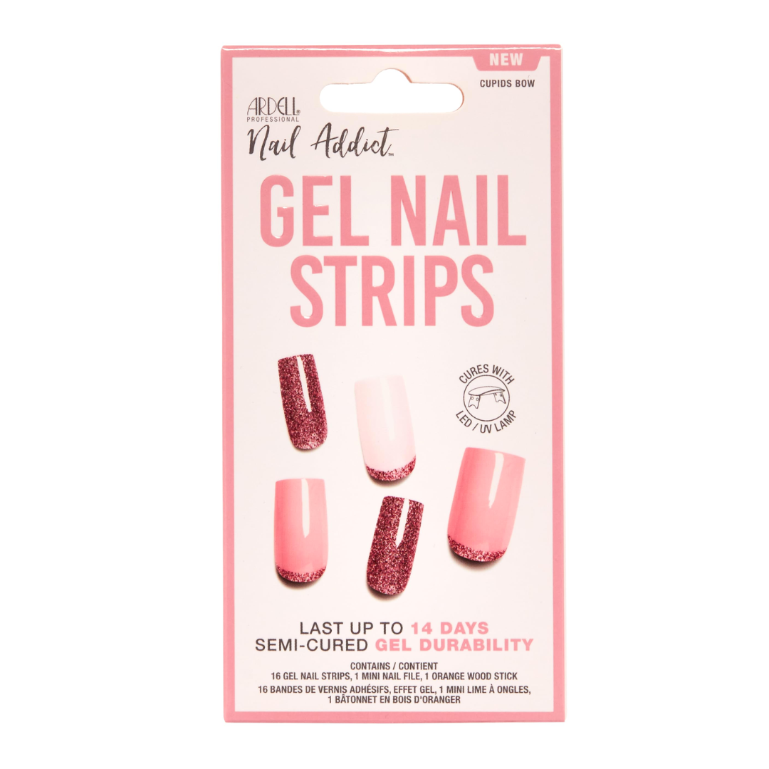 Ardell Nail Addict Gel Nail strips Cupids Bow – Beauty Outlet