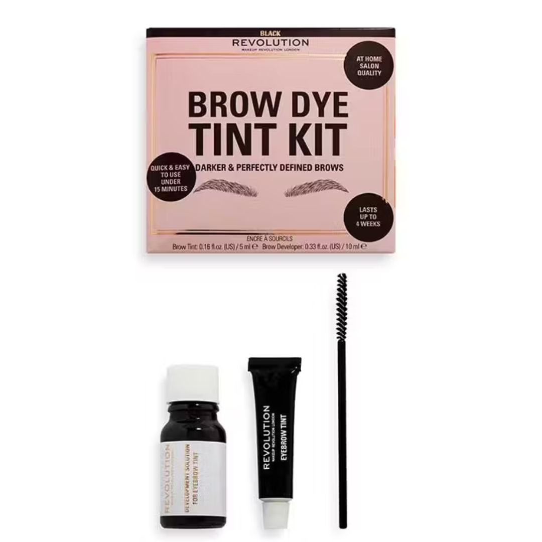 Revolution Brow Dye Tint Kit Black – Beauty Outlet