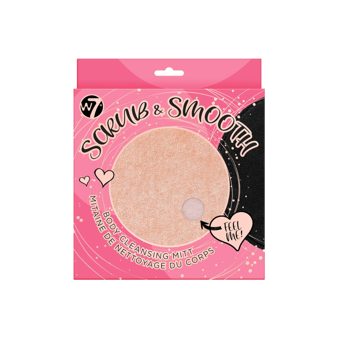 W7 Scrub & Smooth Body Cleansing Mitt – Beauty Outlet
