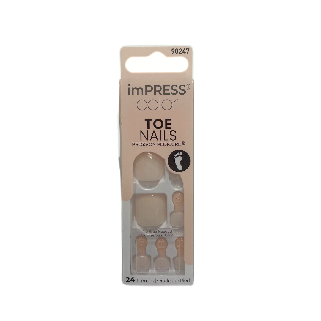 Kiss Impress Toe Nails Popcorn 90247 – Beauty Outlet