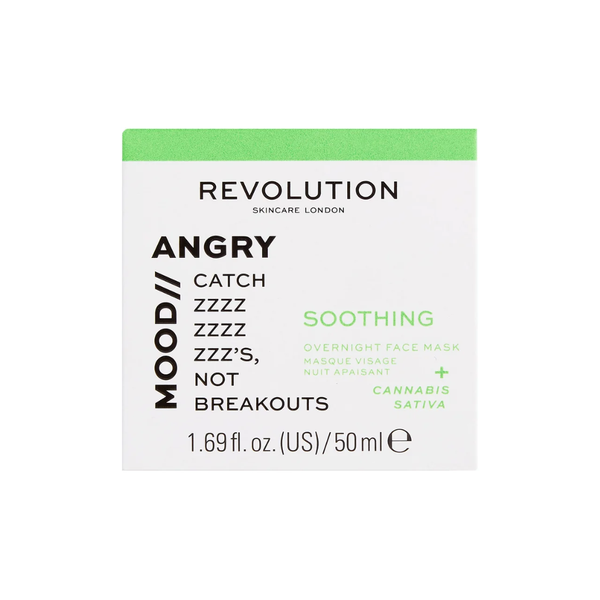 Revolution Skincare Mood Angry Catch ZZZZs Soothing Overnight Face Mas ...