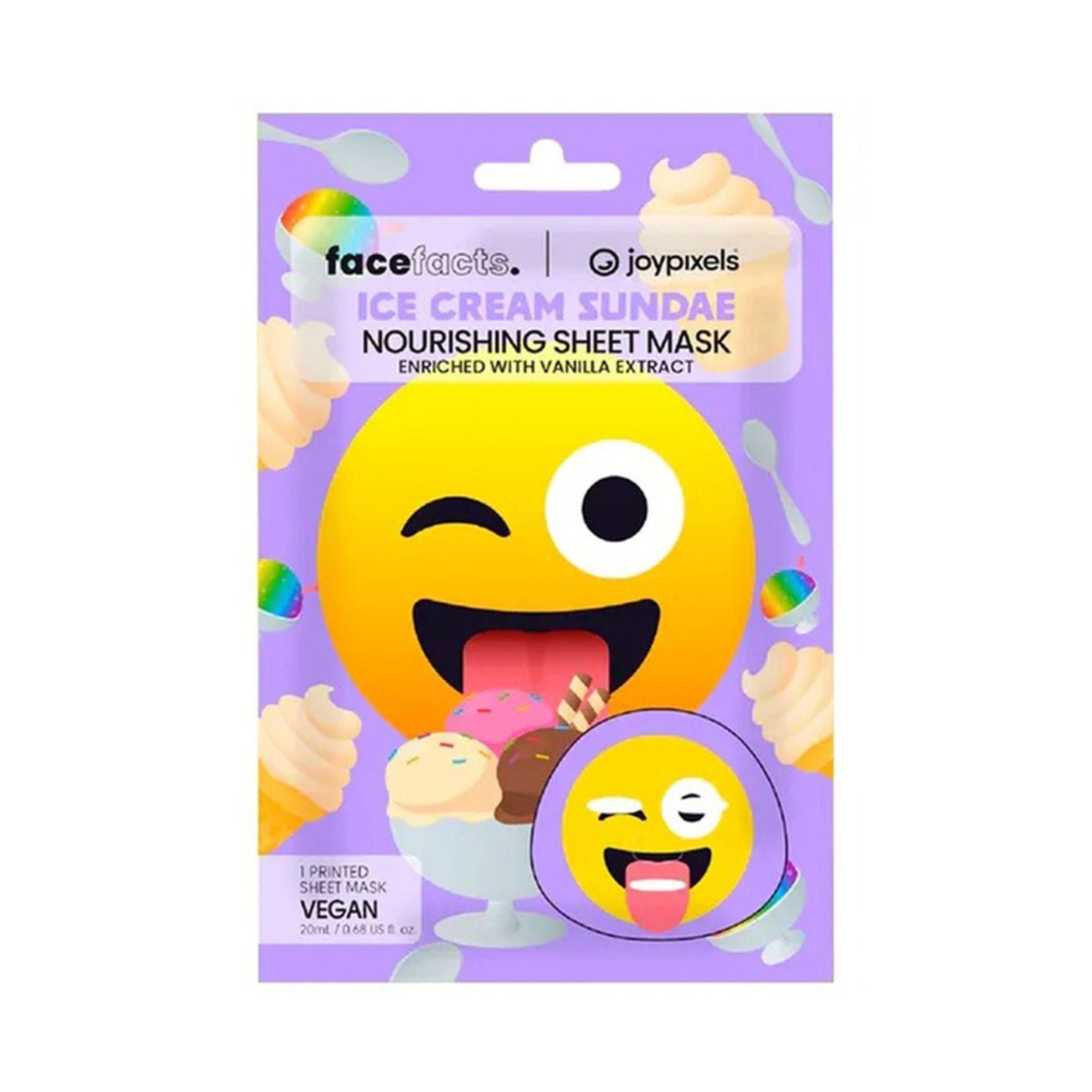 Face Facts Ice Cream Sundae Repairing Printed Sheet Mask – Beauty Outlet