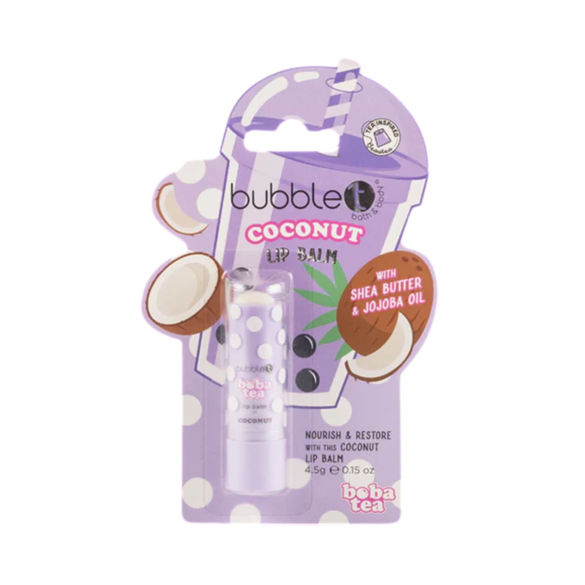 Bubble T Lip Balm Coconut – Beauty Outlet