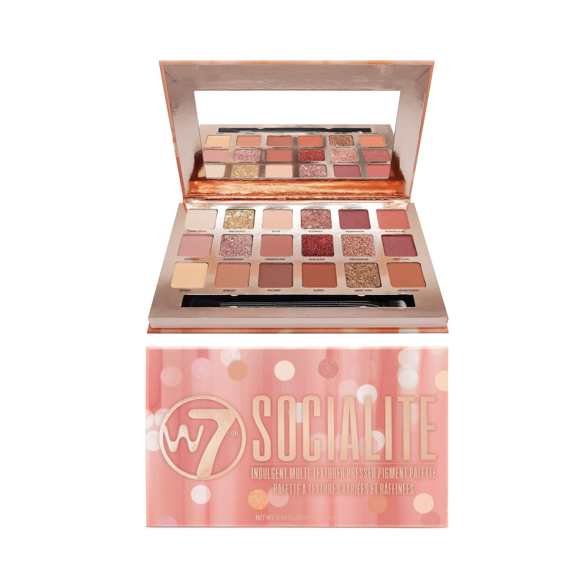 W7 Socialite Eyeshadow Palette – Beauty Outlet