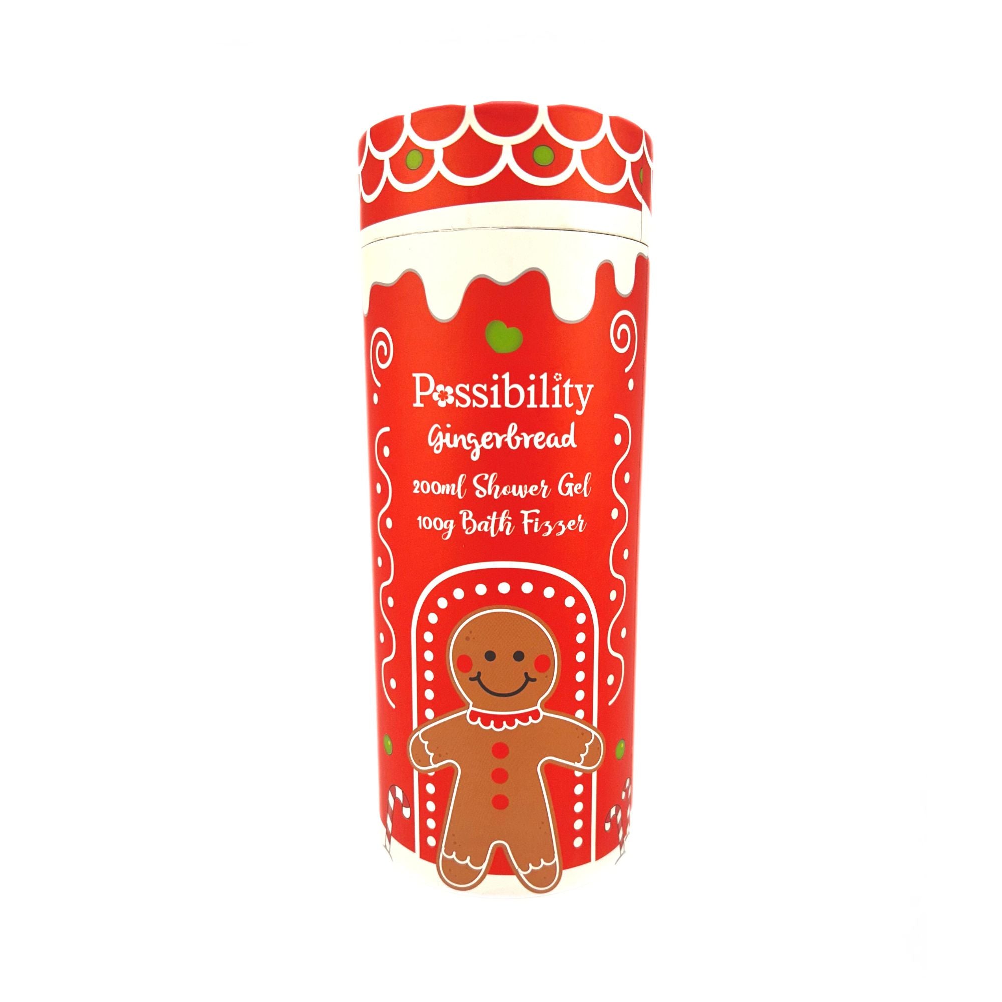 Possibility Gingerbread Bath Fizzer Drum – Beauty Outlet
