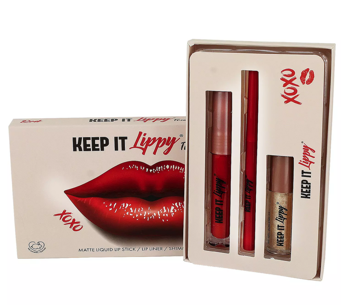 Keep it Lippy Trio Lip Set Red – Beauty Outlet