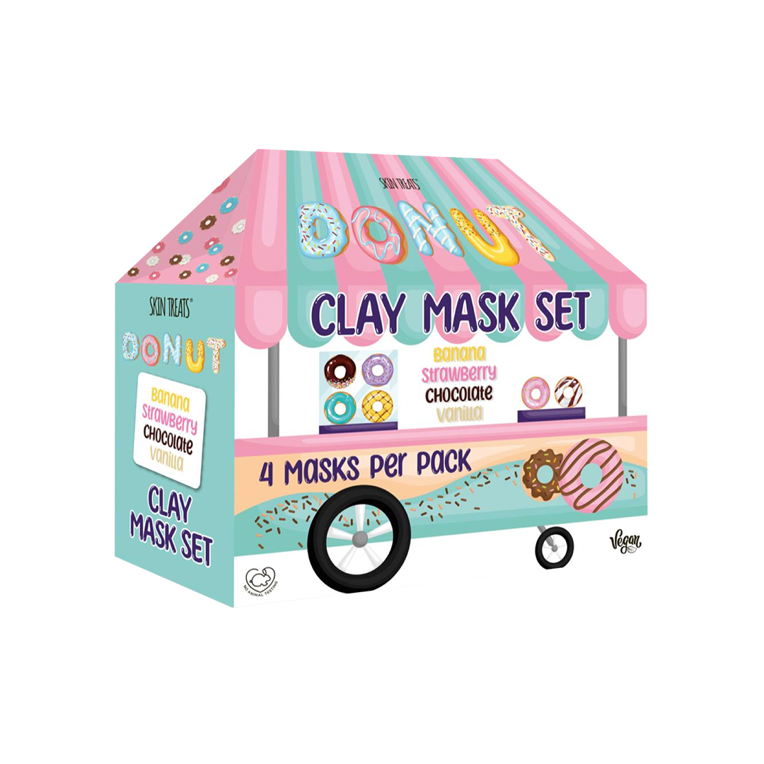 Skin Treats 4 Pack Donut Clay Mask Set – Beauty Outlet