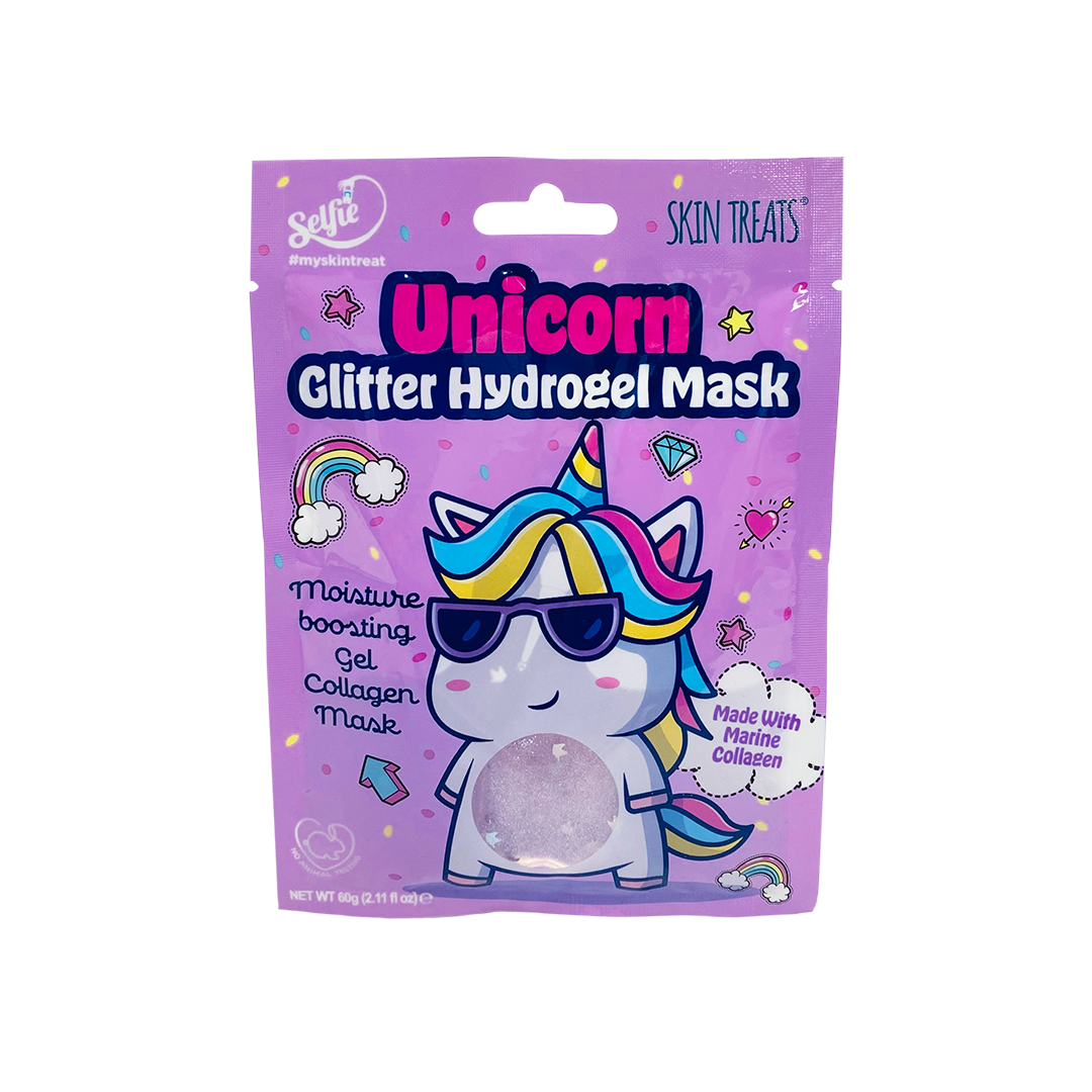 Skin Treats Glitter Face Pink Hydrogel Face Mask – Beauty Outlet