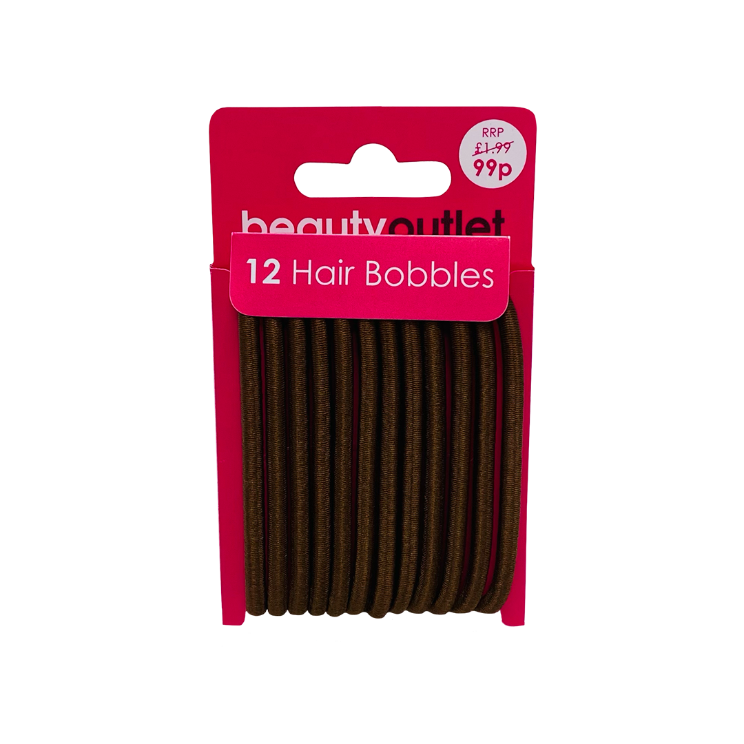 Beauty Outlet 12 Hair Bobbles Assorted Colours