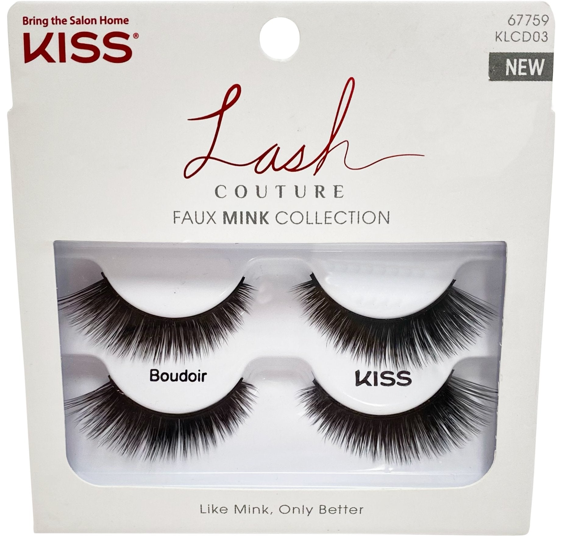 Kiss Lash Couture False Eyelashes Boudoir Duo 67759 – Beauty Outlet